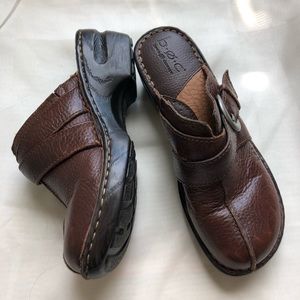 boc | Shoes | Cute Brown Boc Leather Mules Sz 7 Euc | Poshmark